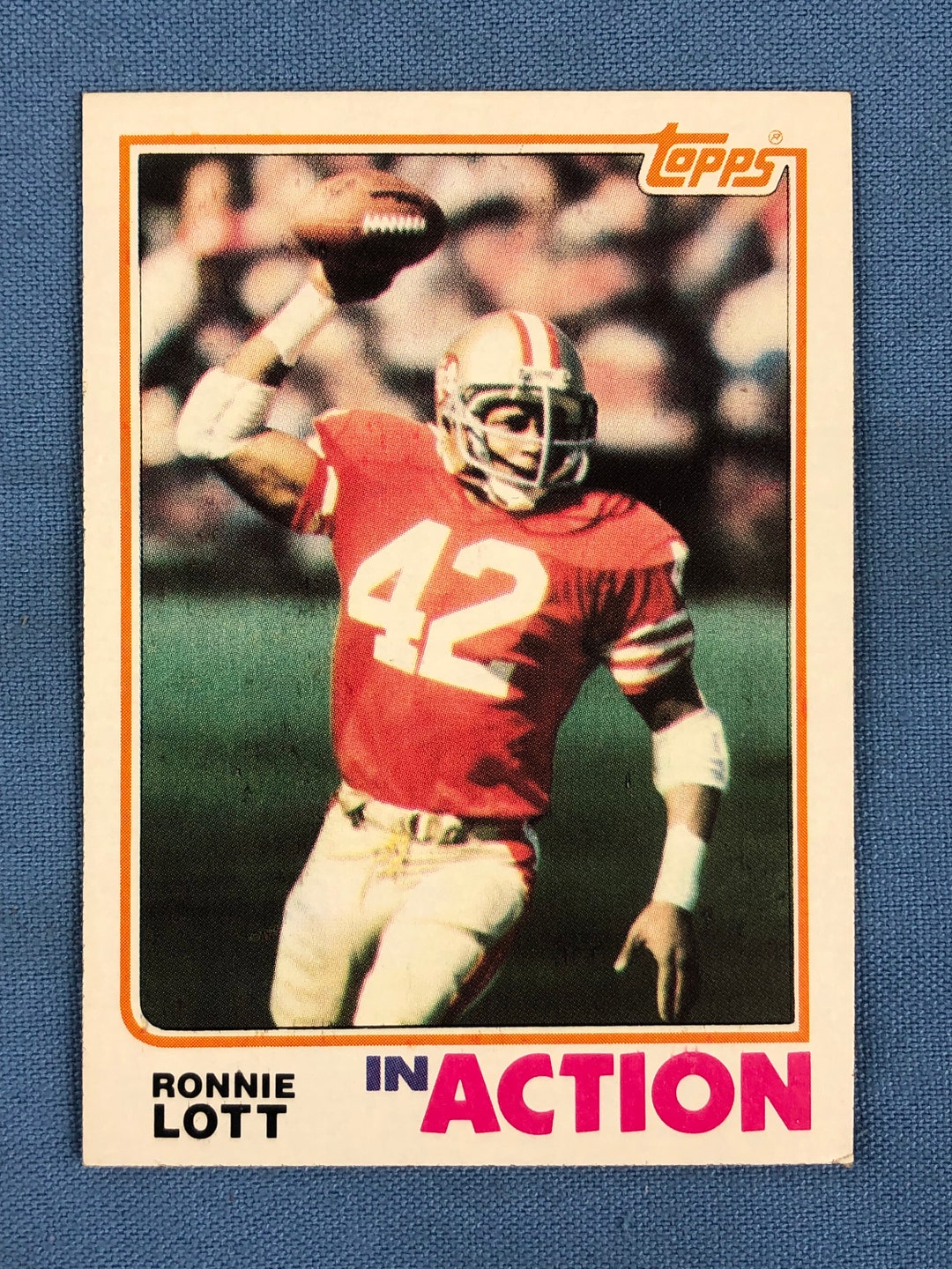 Ronnie Lott 1982 Topps Football in Action Rookie Card 487 NFL FB ...