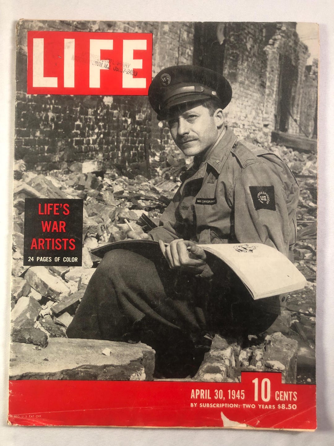 April 30 1945 Life Magazine Life's War Artist Aaron Bohrod on Cover ...