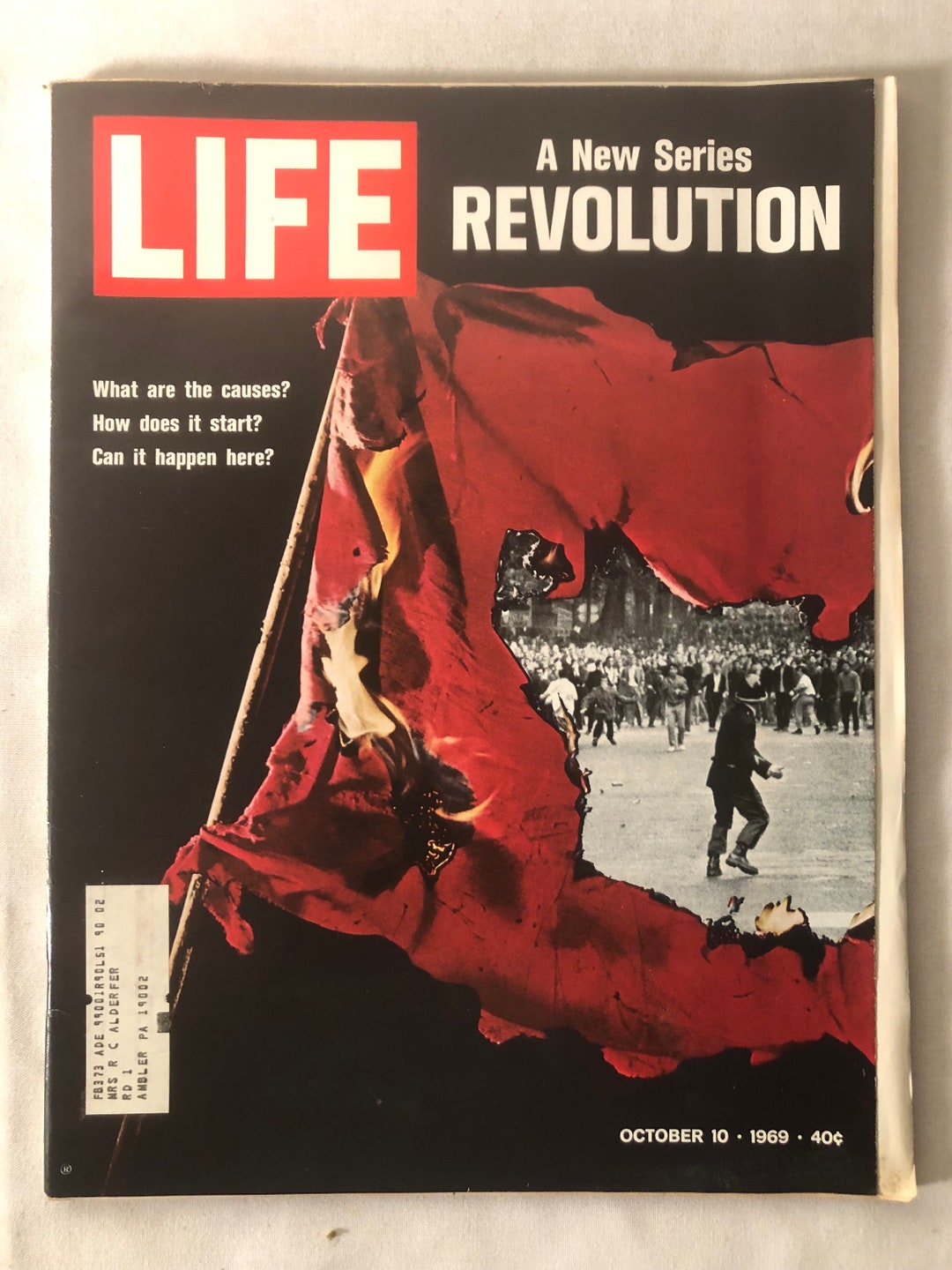 October 10 1969 Life Magazine A New Series Revolution Cover Vintage ...