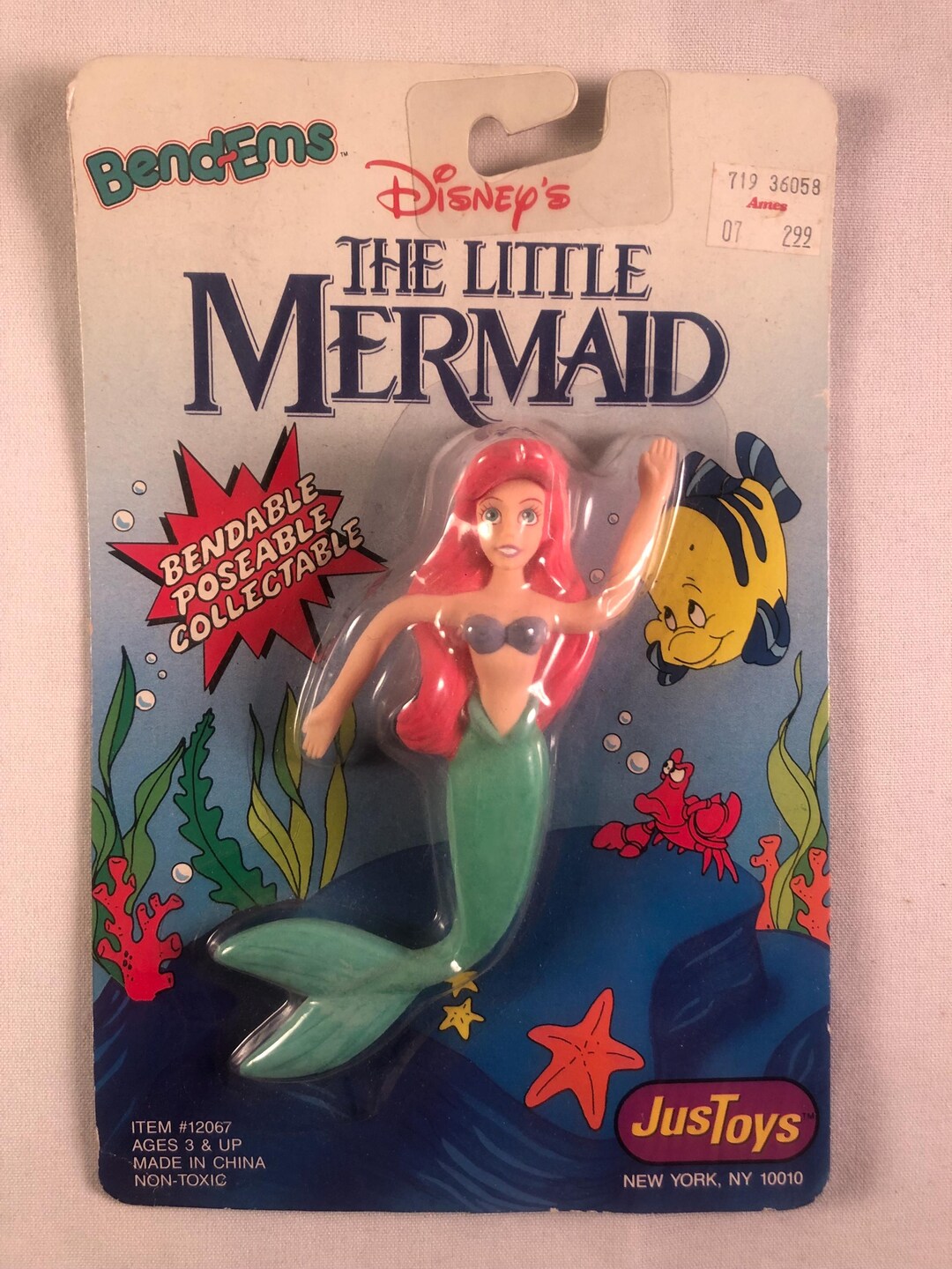 Ariel Bendems Disney's the Little Mermaid Figure Just Toys New Old ...