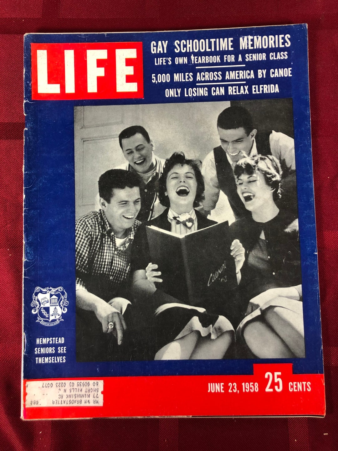 June 23 1958 Life Magazine Hemstead College Seniors See Themselves on ...