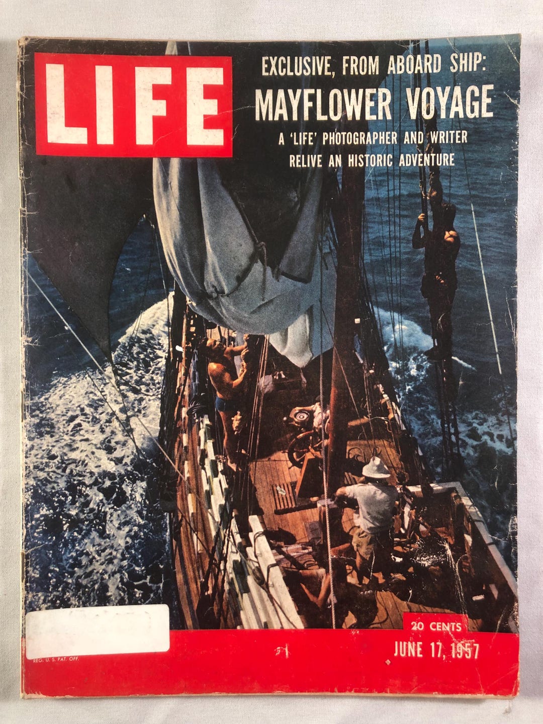 June 17 1957 Life Magazine Mayflower Voyage Relived on Cover Vintage ...