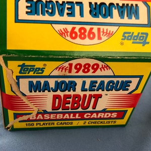 1989 Topps Major League Debut Baseball Factory Complete Set of 150 Cards Plus 2 Checklists Cards ...