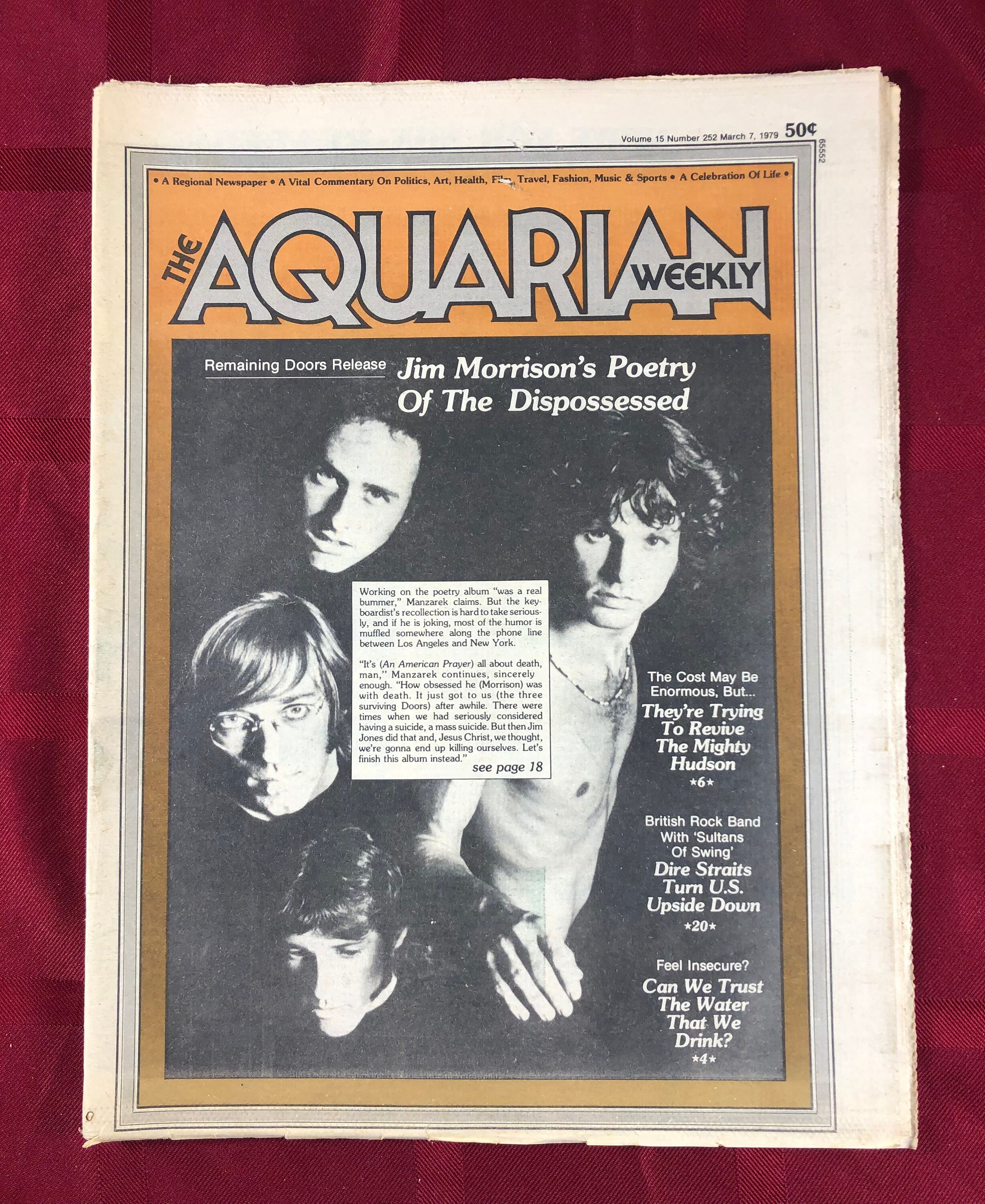Jim Morrison Death Newspaper