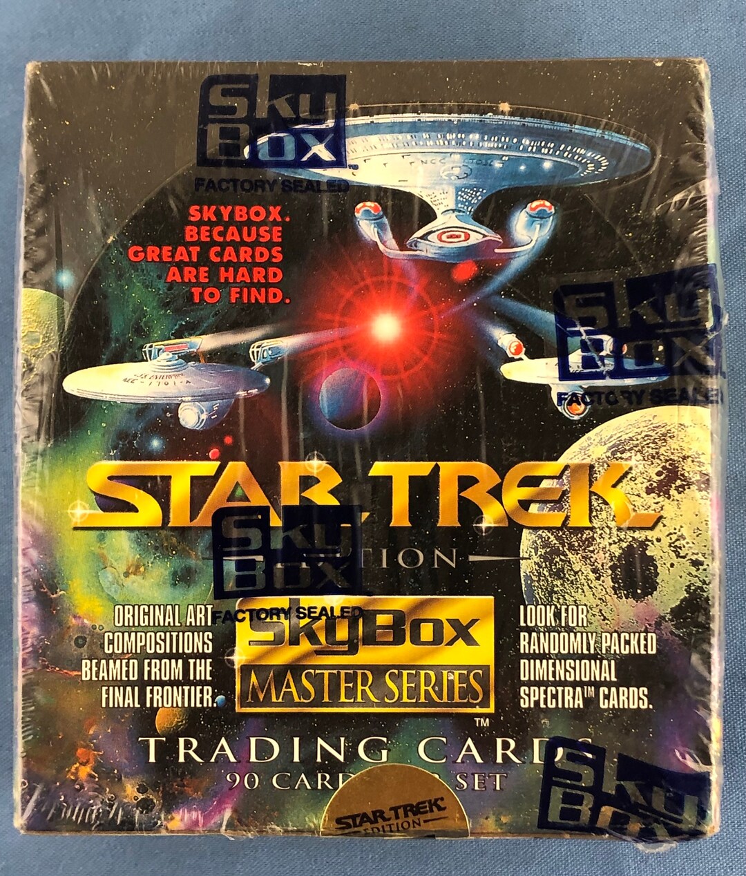 1993 Star Trek Master Series Trading Card Skybox Factory Sealed Box of ...