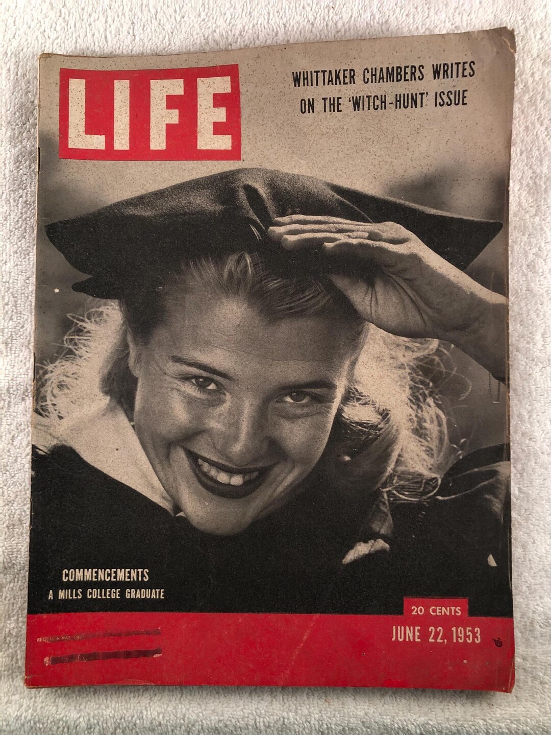 June 22 1953 Life Magazine Leslie Anne Lebkicher Commencements A Mills ...