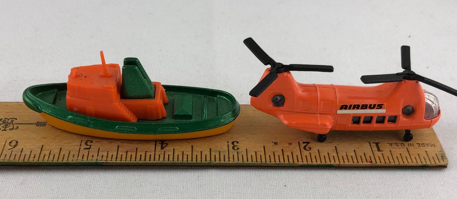 Lot Of 2 Corgi Junior Tug Boat and Airbus Vintage 1970's | Etsy