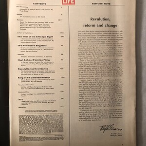 October 10 1969 Life Magazine A New Series Revolution Cover Vintage ...