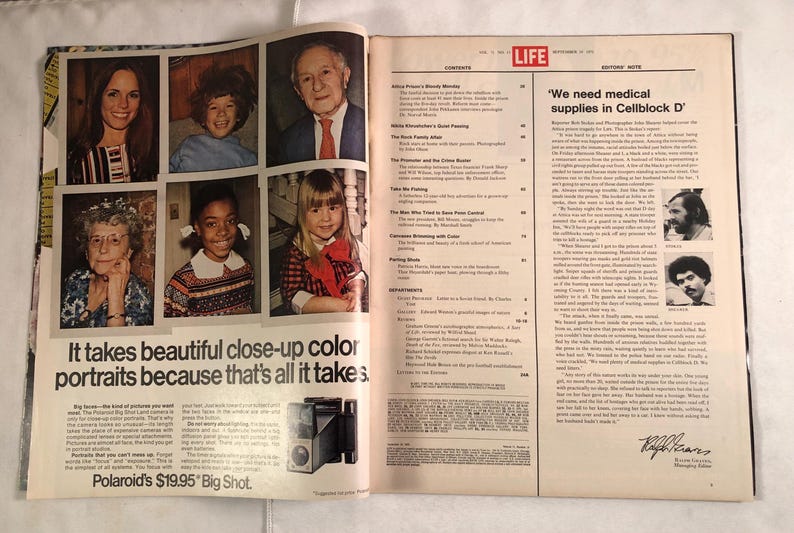 September 24 1971 Life Magazine Jackson 5 on Cover Young Michael ...