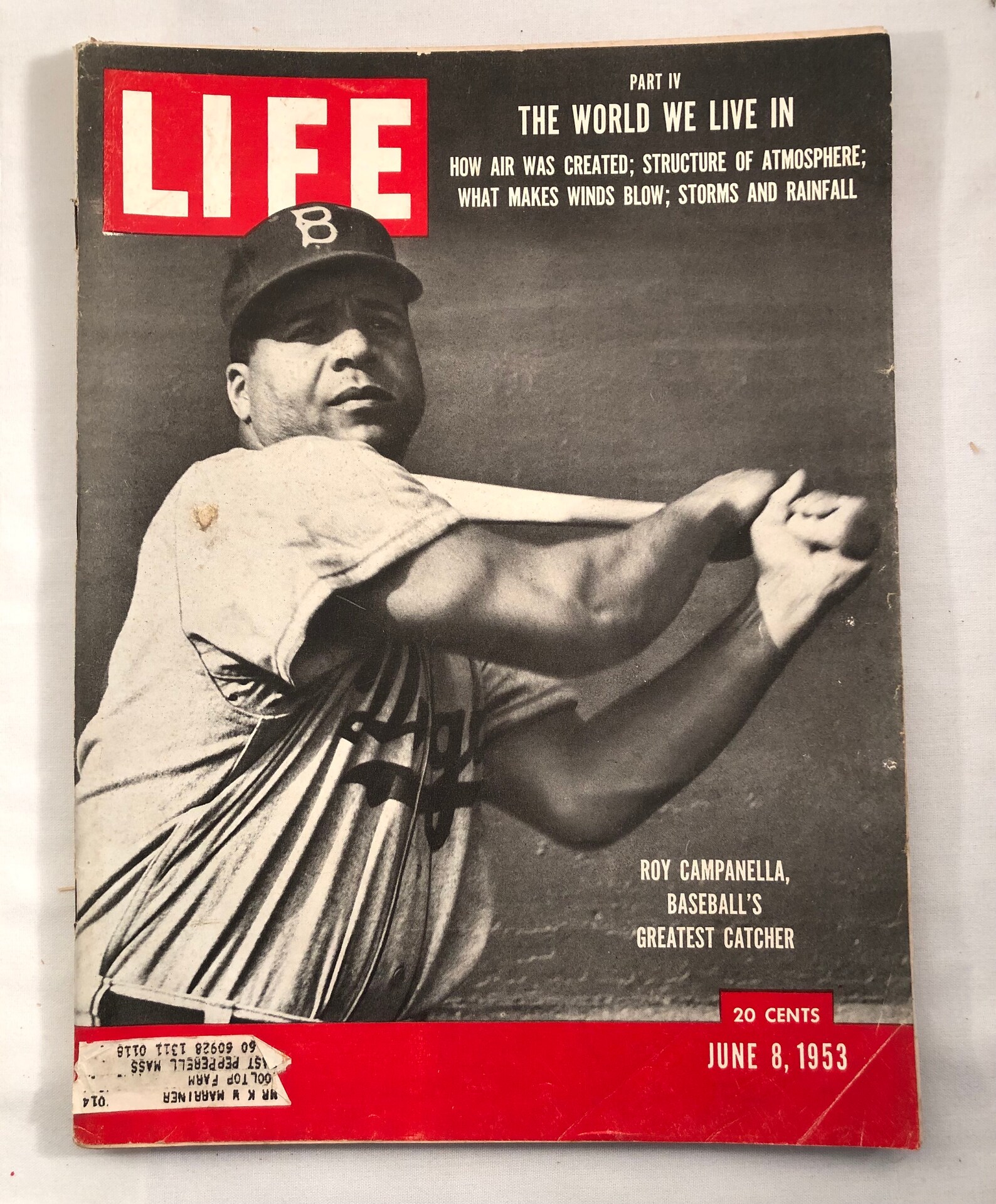 June 8 1953 Life Magazine Roy Campanella on Cover Vintage Brooklyn ...