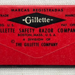 Gillette Thin Blade Razorblades Lot of 10 Vintage Packaging From the ...