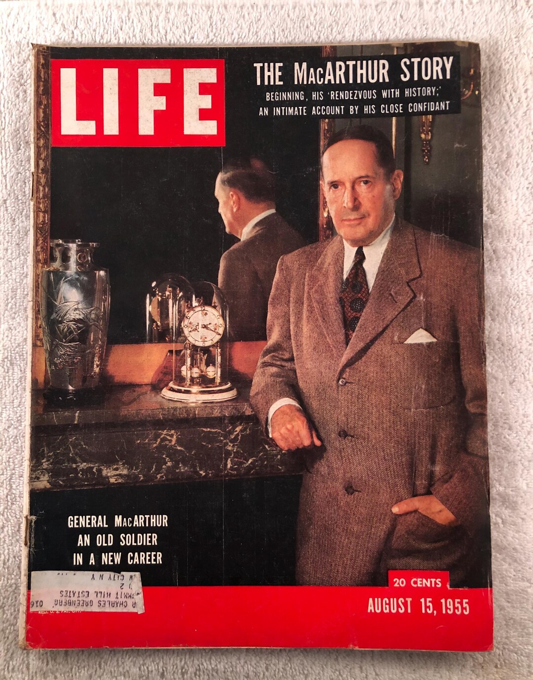 August 15 1955 Life Magazine General Douglas Macarthur on Cover Vintage ...