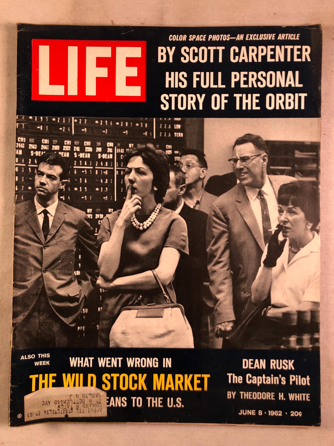 June 8 1962 Life Magazine the Wild Stock Market Brokers on Cover ...