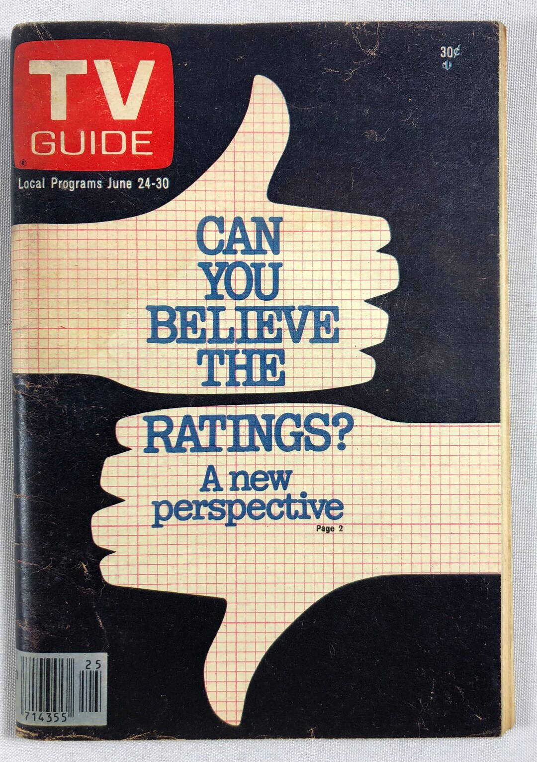 June 24 1978 TV Guide Can You Believe the Ratings Cover Vol 26 Number ...