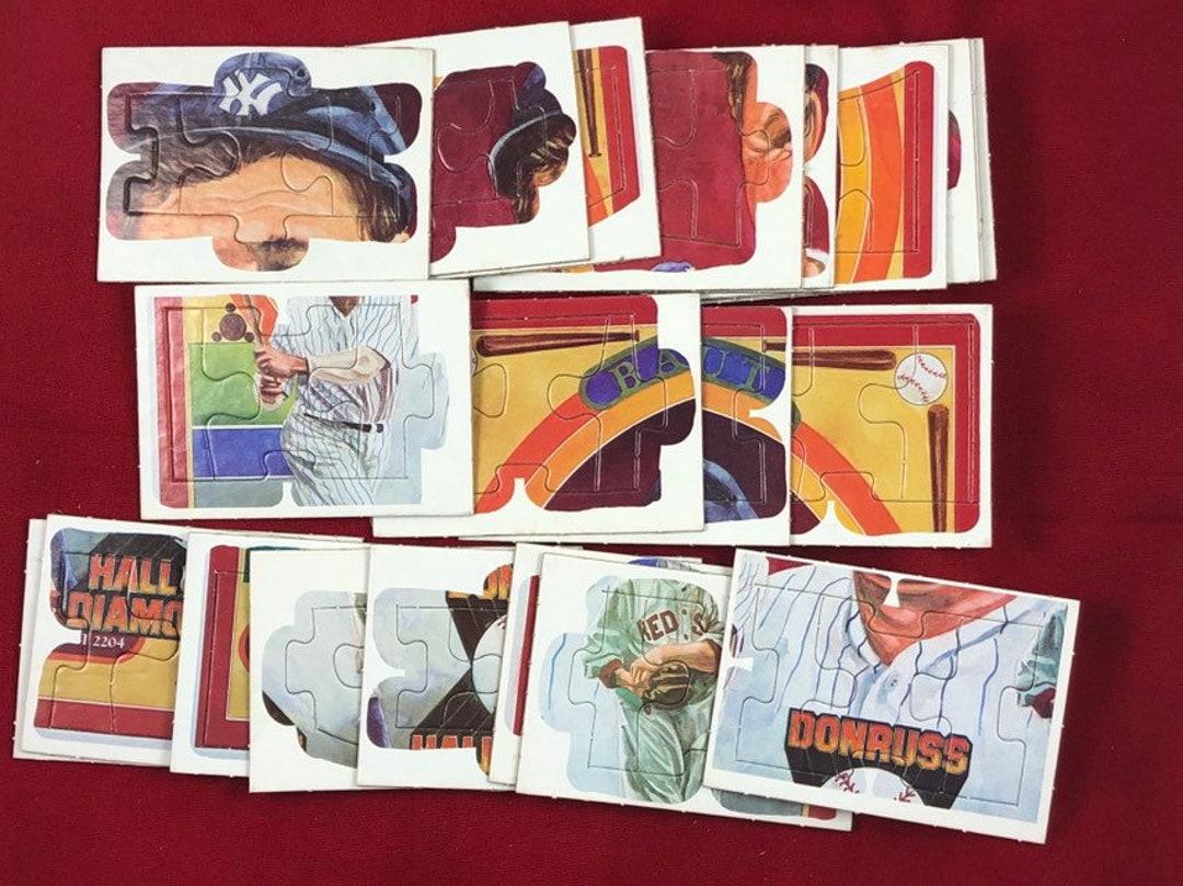 Babe Ruth Puzzle 1981 Donruss Baseball Greatest Moments Complete Set of ...