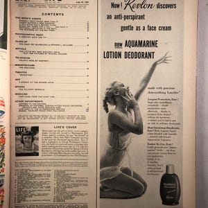 July 23 1951 Life Magazine Swimming Champion Mary Freeman on Cover ...