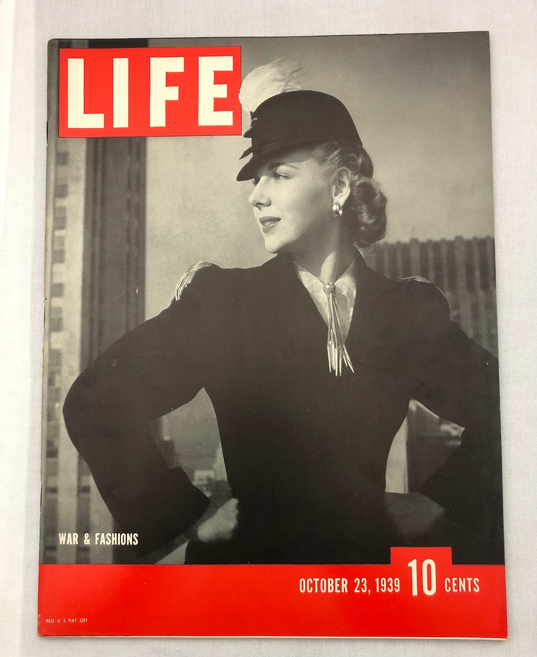 October 23 1939 Life Magazine War and Fashion Wilma Wallace on Cover ...