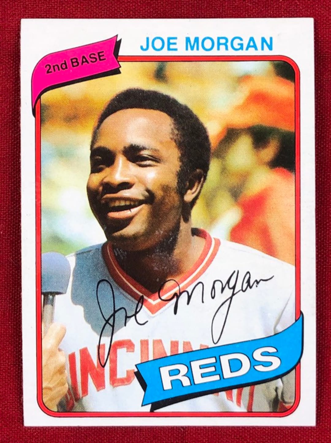 1980 Topps Joe Morgan Vintage Baseball Card # 650 Genuine Original ...