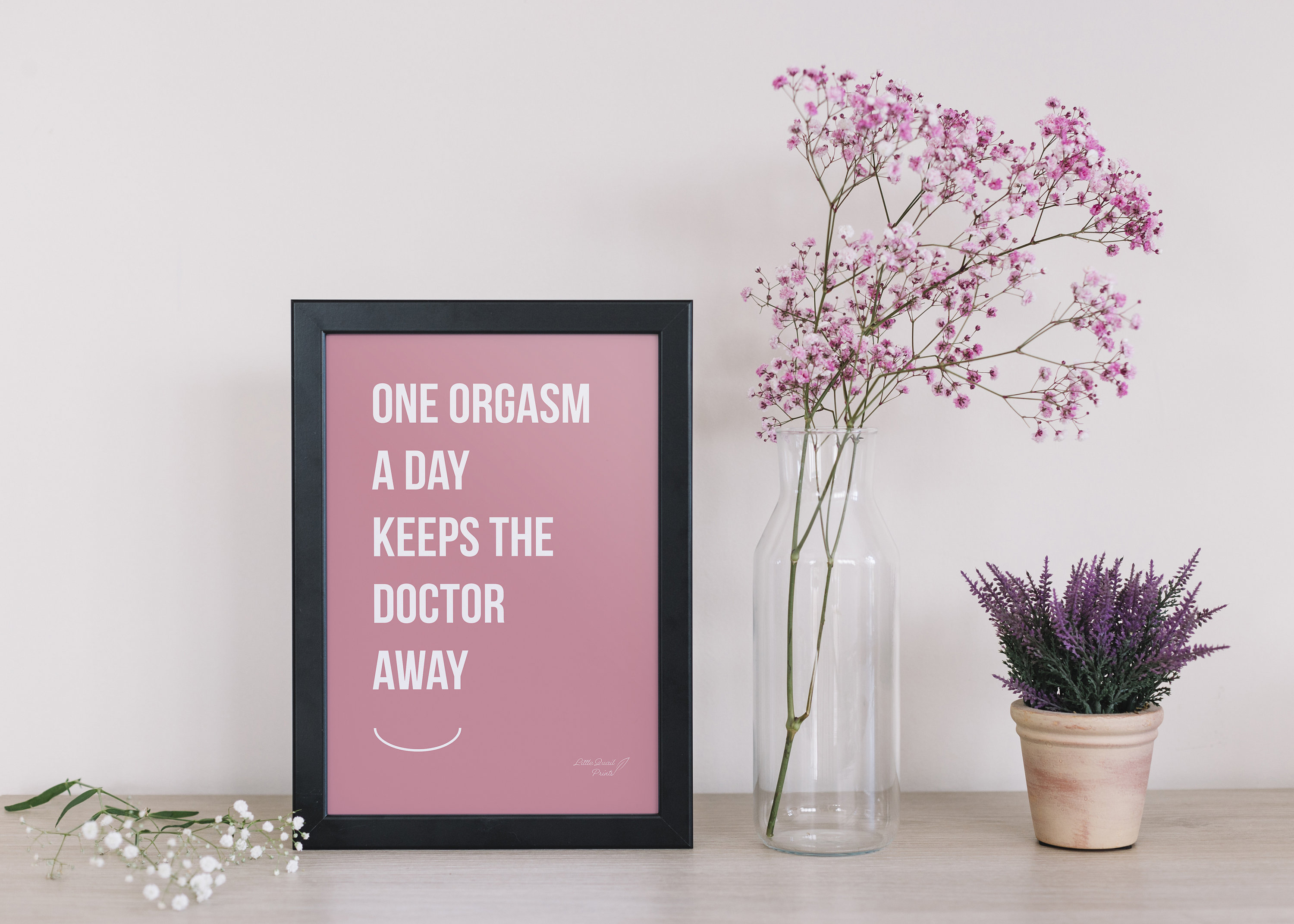 One A Day Keeps The Doctor Away Poster Wall Art Wall Décor Etsy