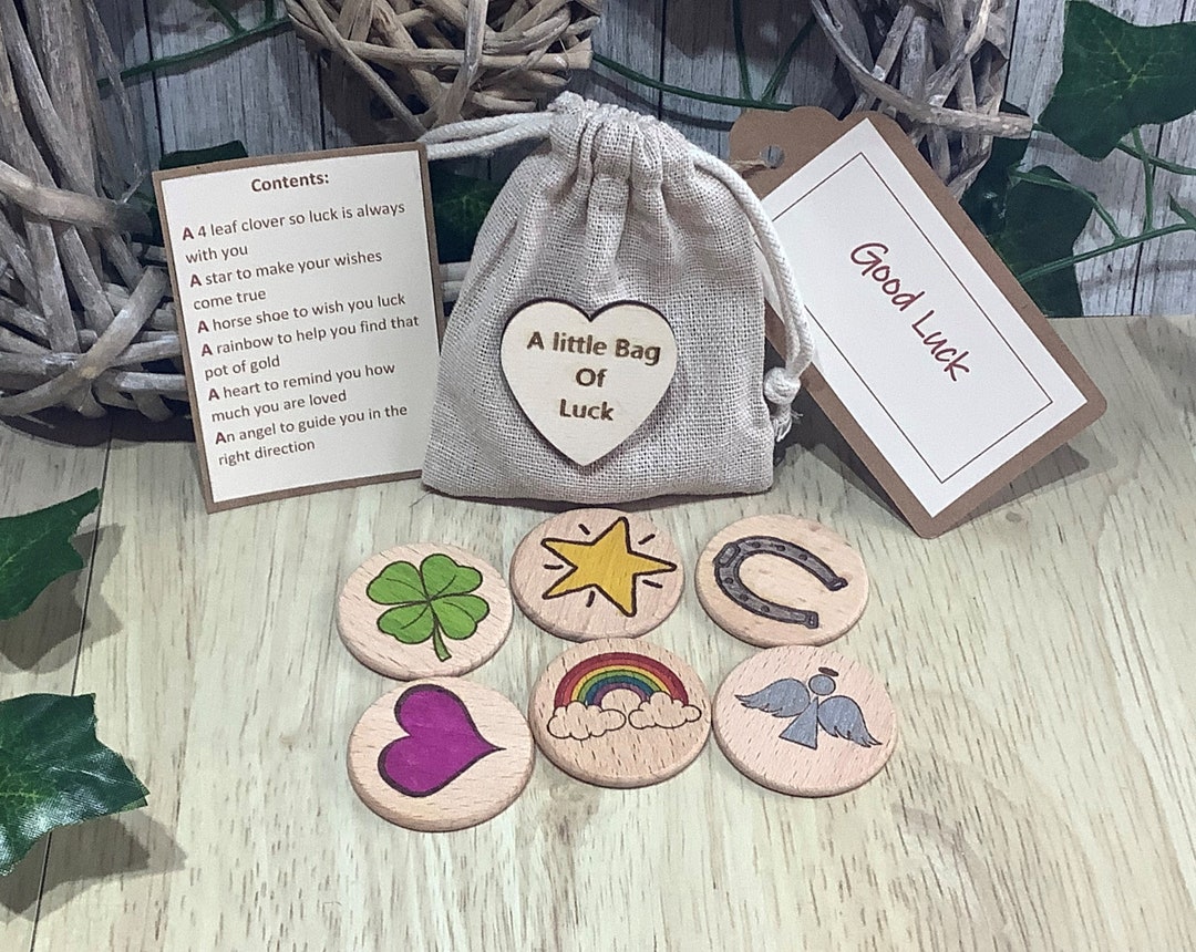 Good Luck Gift, A Little Bag of Luck, Good Luck Wishes, Good Luck Gift ...