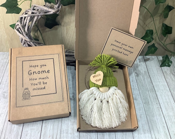 You'll Be Missed, Hope You Gnome, Gonk, Leaving Gift, New Job, Missing ...