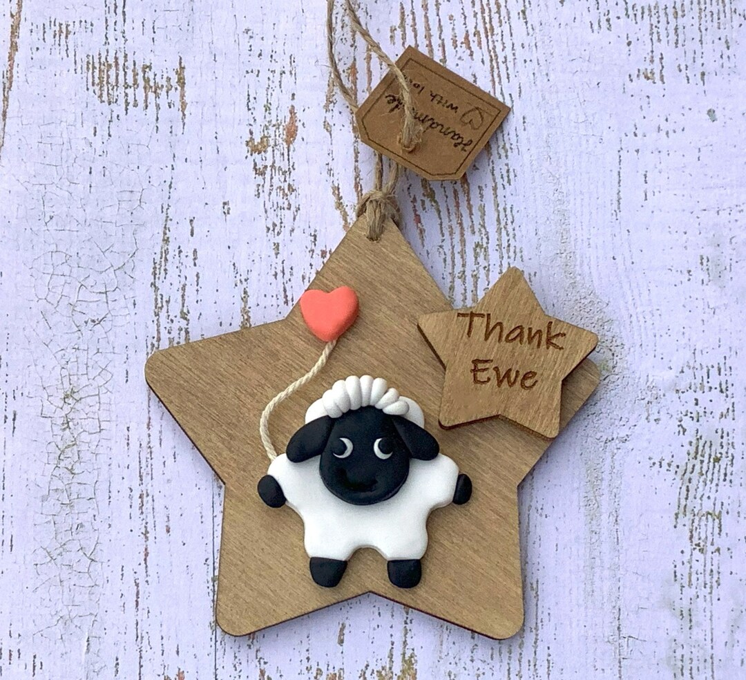 Thank Ewe, Thank You Gift, Thank You Teacher, Appreciation Gift, Sheep ...