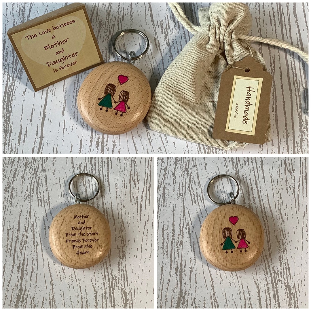 Mother and Daughter Gift ... Key Ring, Mothers Day , Daughter Gift ...