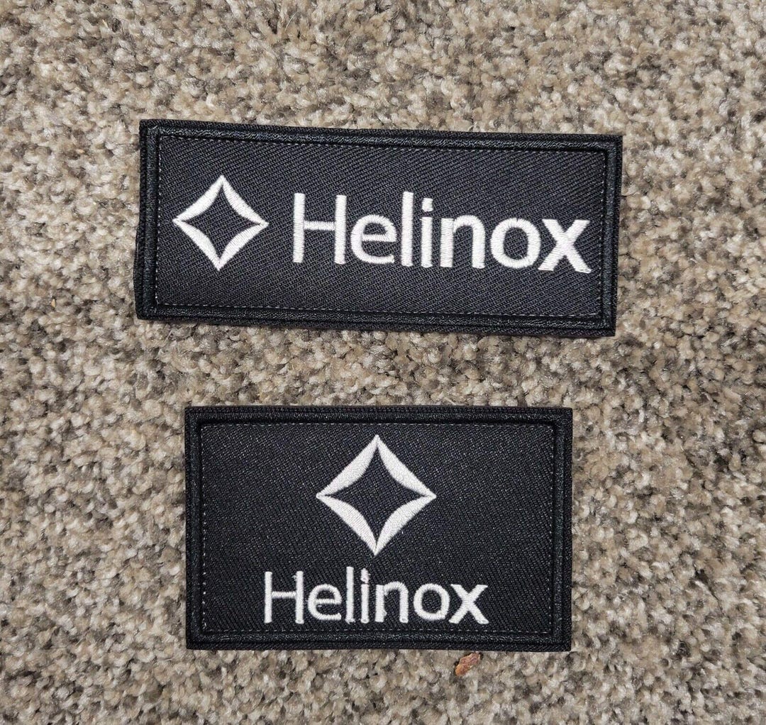 2-pack - Helinox Hook and Loop Patch for Backpacks (REI, Marmot, Pata, REI, Arcteryx, North Face ...