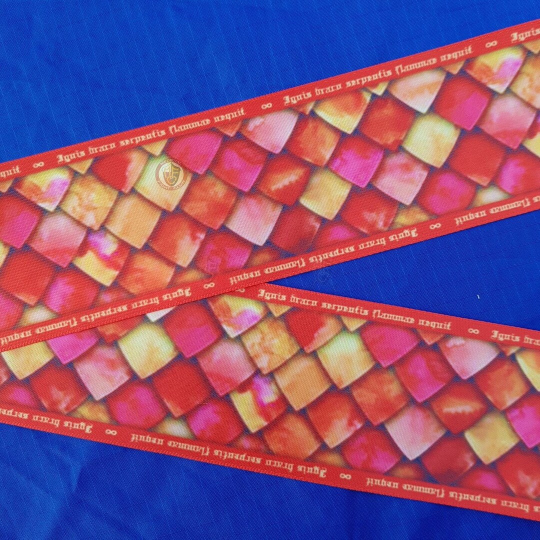 Trim Braid - Fire Dragon Scale 50mm X 5m (5.47 Yards) - Etsy