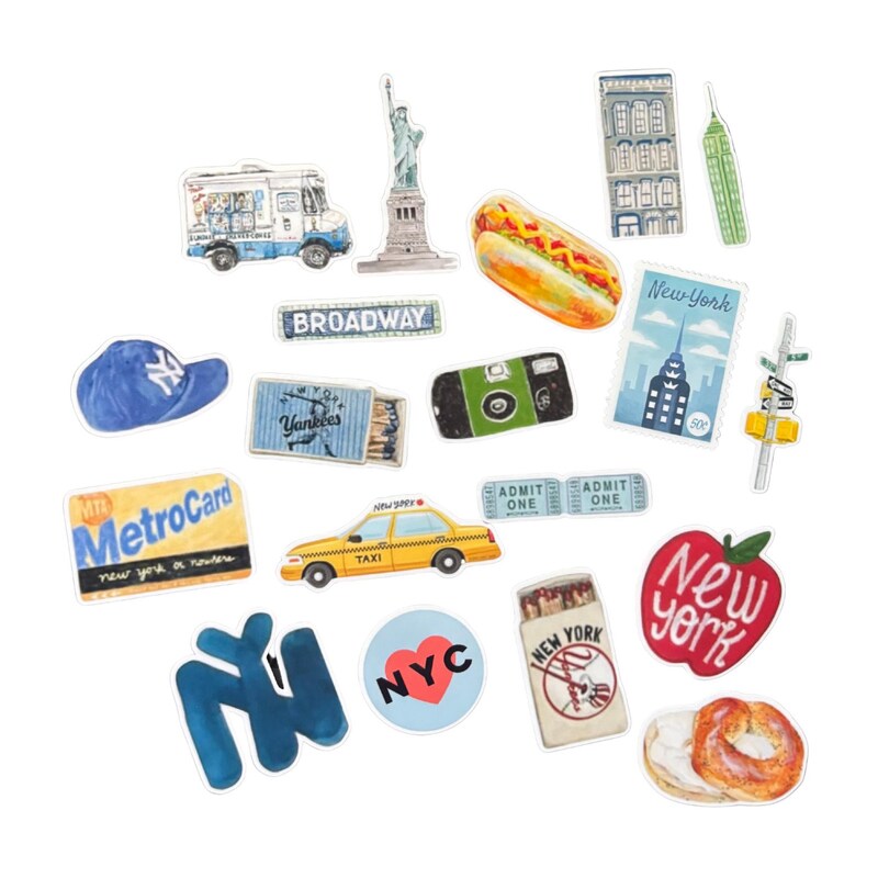 New York Sticker - Etsy