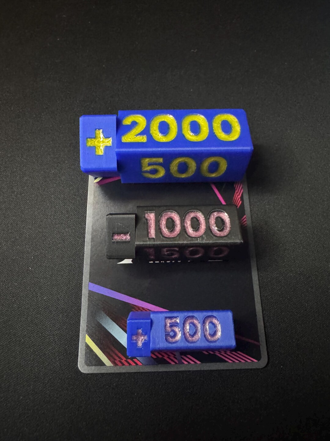 Large Union Arena TCG Power Counters: Magnetic Rotating Plus Minus Dice ...