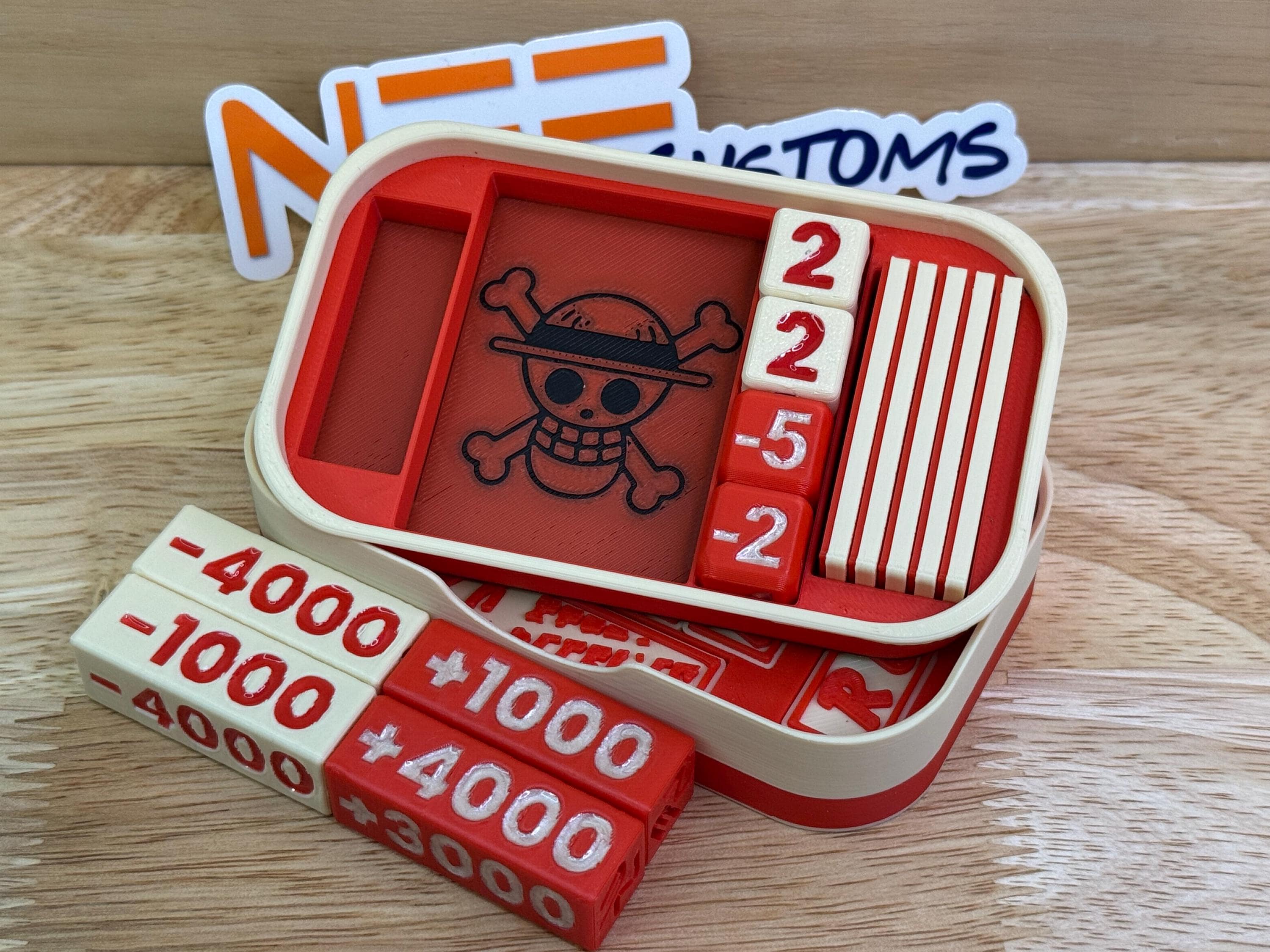 One Piece Luffy Layered Exclusive Tin Set Organizer With Full Set of ...