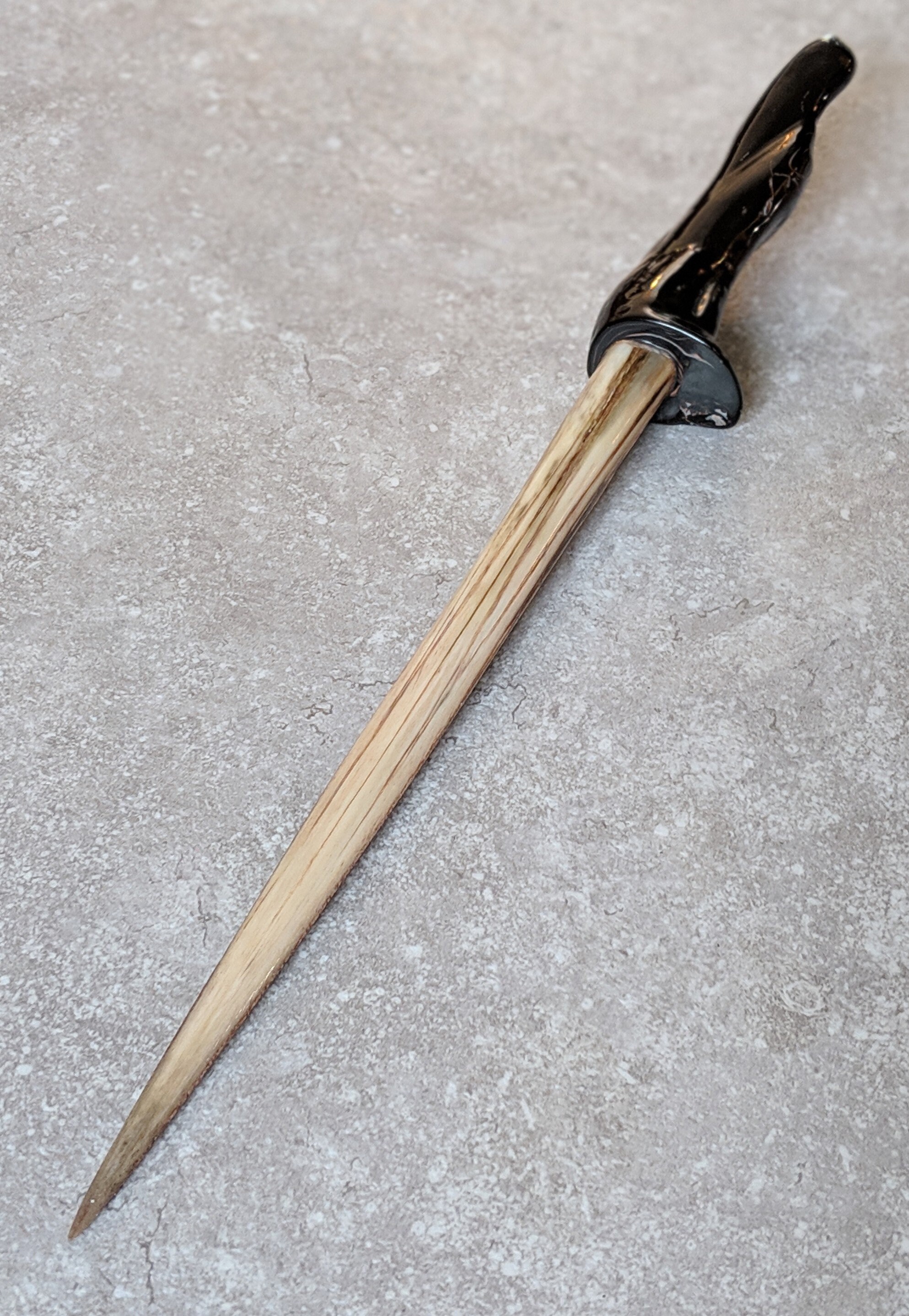 Hawaiian Black Coral Handle, Marlin Bill Blade, Dagger, Handcrafted ...