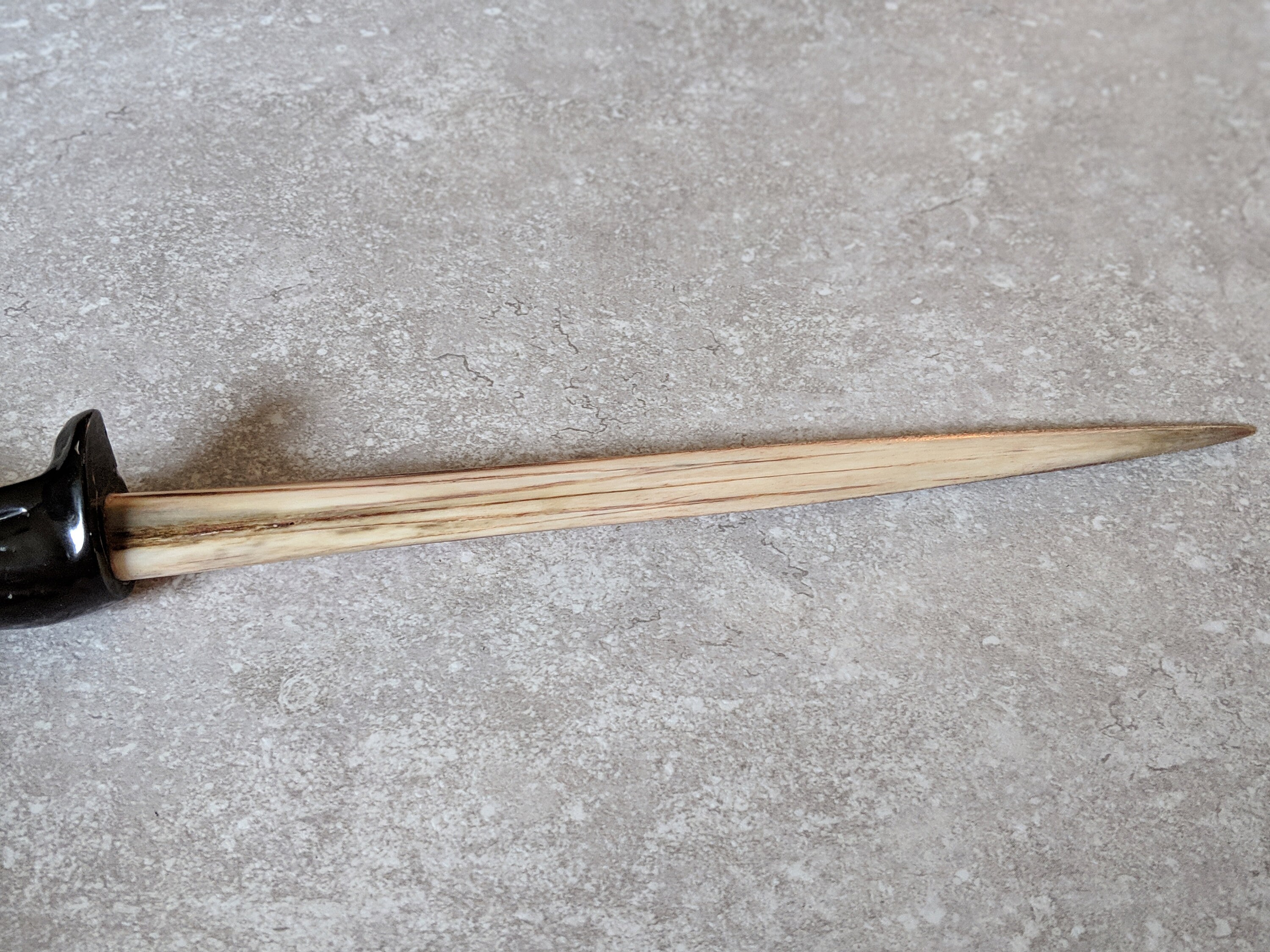 Hawaiian Black Coral Handle, Marlin Bill Blade, Dagger, Handcrafted ...