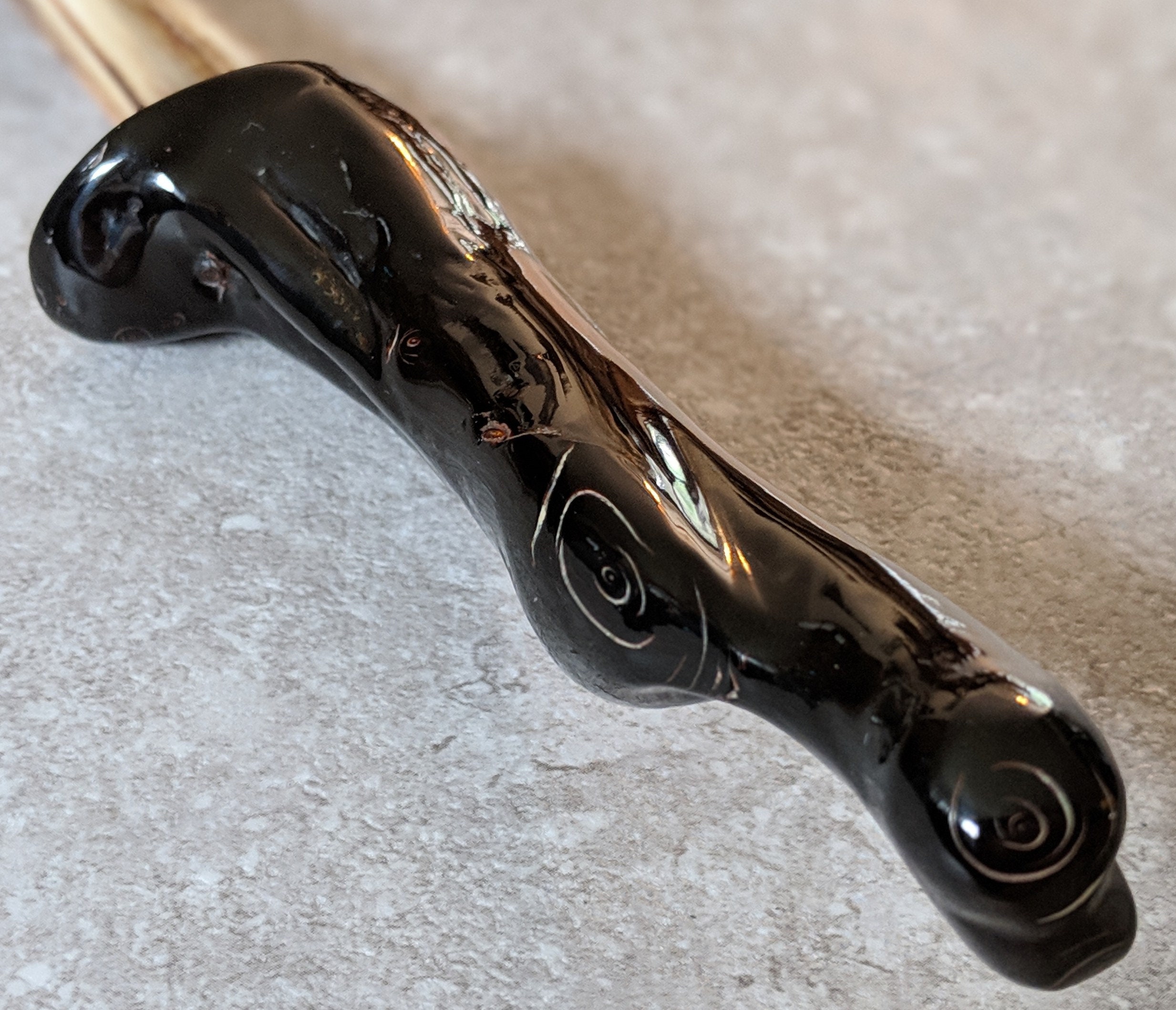 Hawaiian Black Coral Handle, Marlin Bill Blade, Dagger, Handcrafted ...