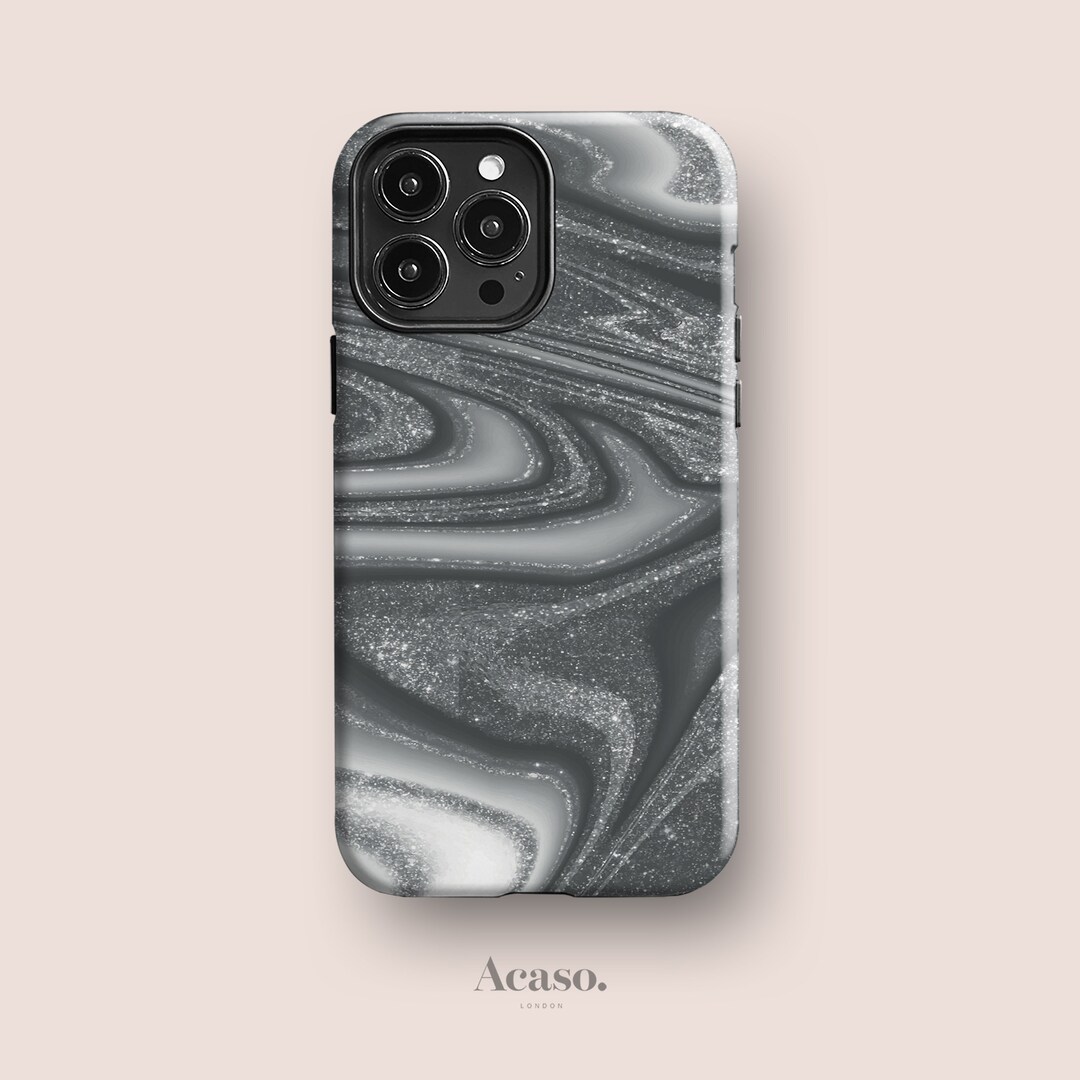 Liquid Silver Phone Case for iPhone 14, iPhone 13 Pro, iPhone 12 ...