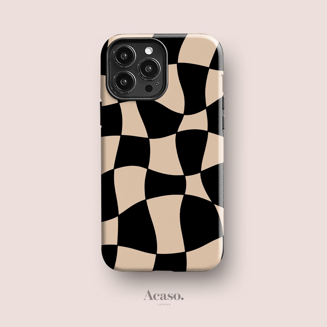 Wonky Check Phone Case for iPhone 15 - iPhone 14 Case, iPhone 13 Case ...