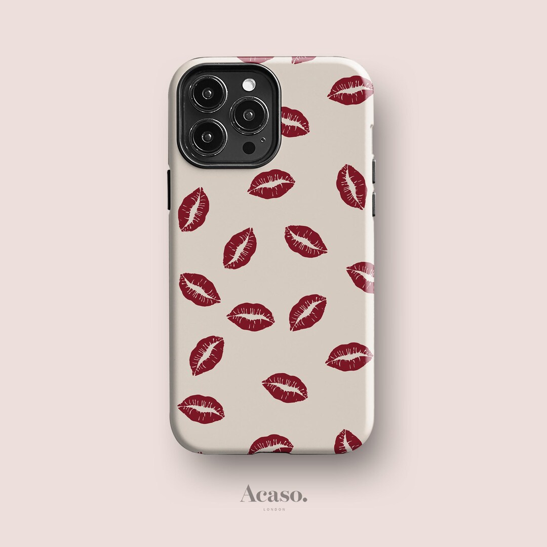 Lipstick Kiss Case for iPhone 16 Pro, iPhone 15 Pro, for iPhone 14 Pro ...