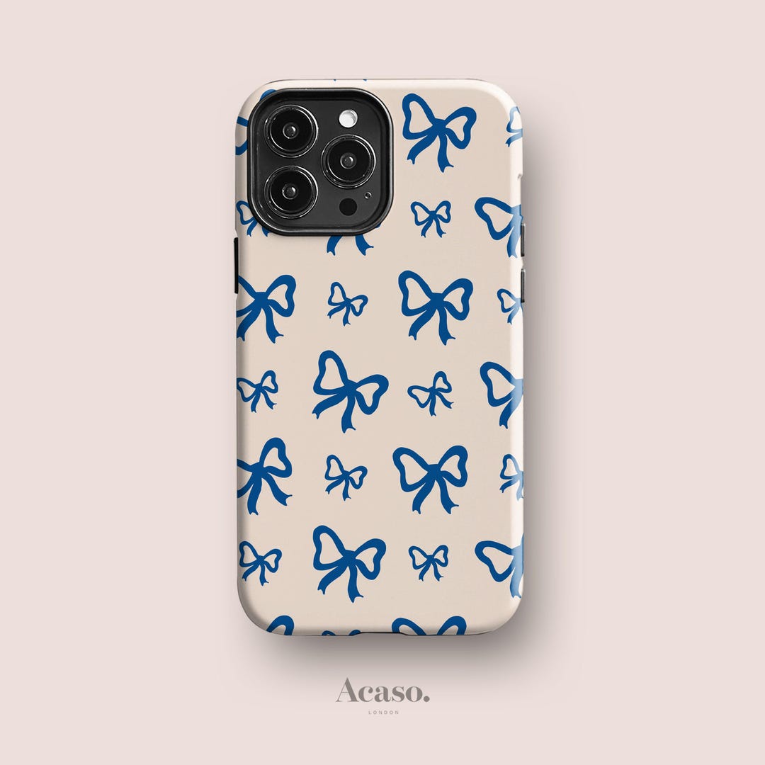 Blue Ribbons Case for iPhone 16 - iPhone 15 Pro Case, iPhone 14 Case ...