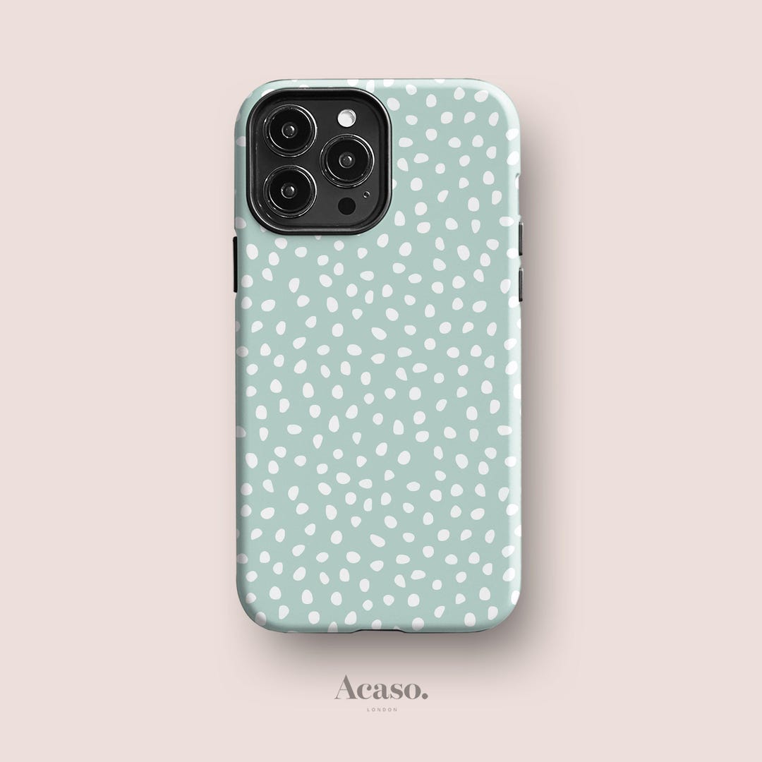 JADE MINI DOTS Phone Case for iPhone, for Samsung and Google Pixel, All ...