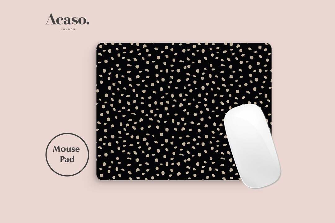 ALINA POLKADOTS Mouse Pad Spotty Mouse Mat for Office and Gaming, Cute ...