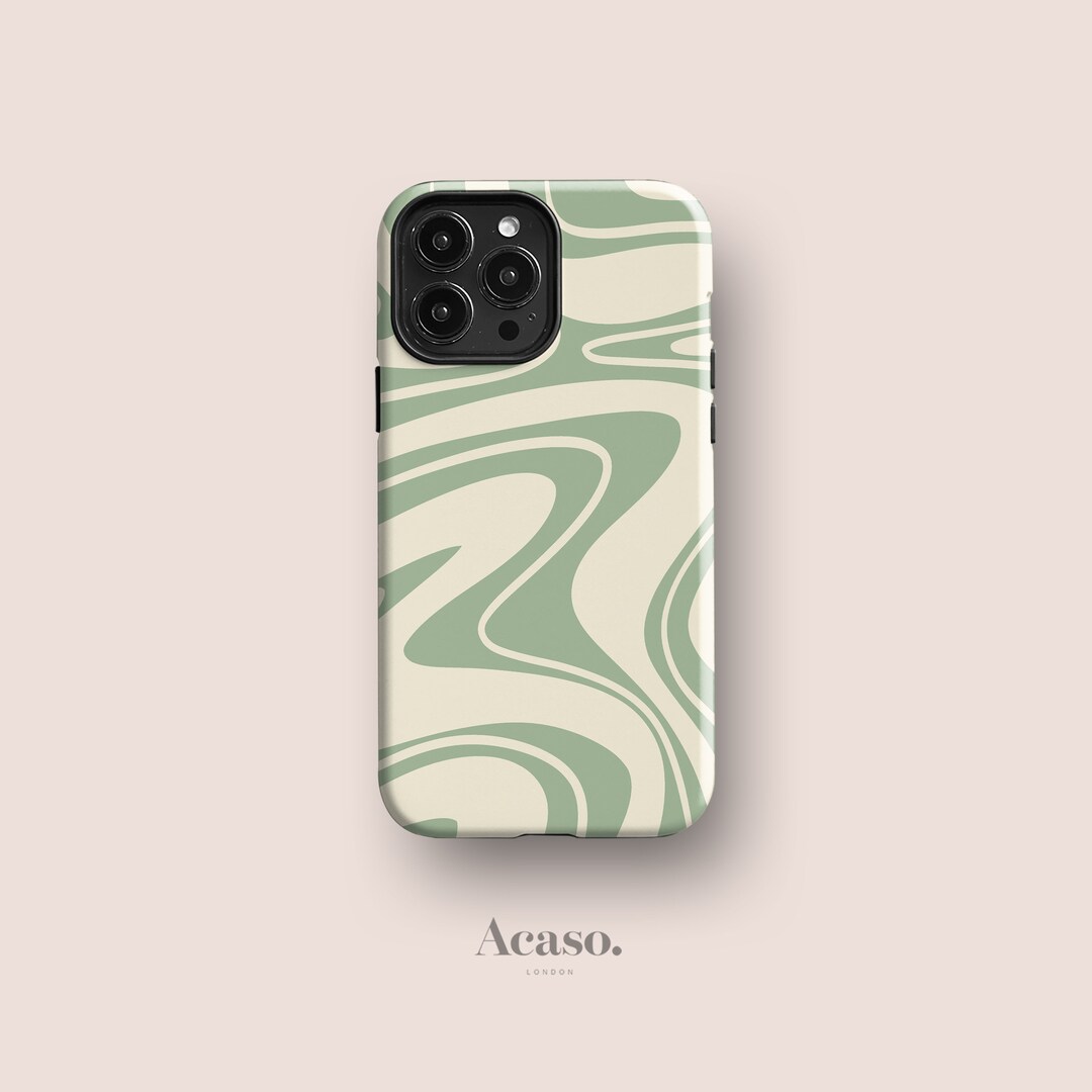 Line Art Sage Phone Case for Google Pixel 6, Samsung S22, iPhone 13 and ...