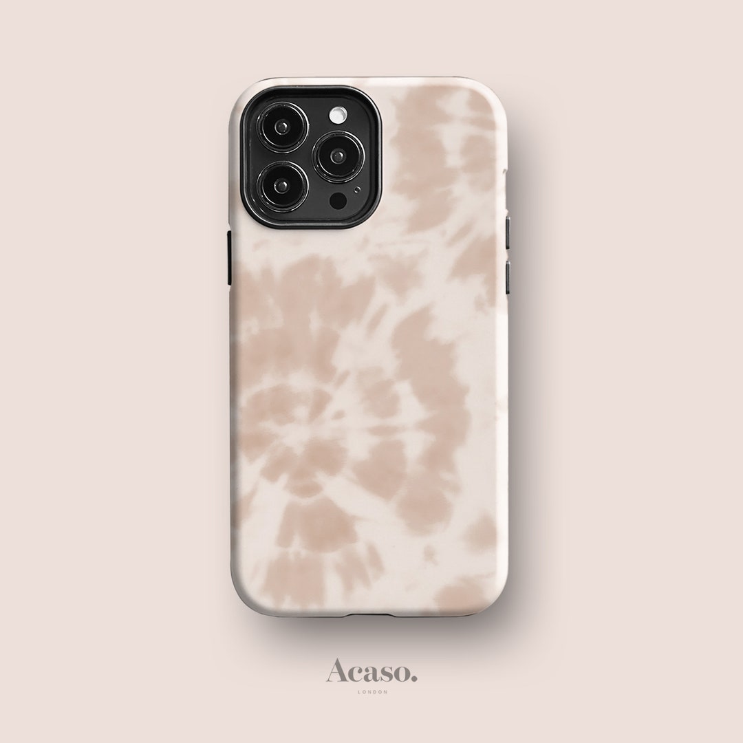 TIE DYE Beige Phone Case for Iphone, for Samsung and Google Pixel, All ...