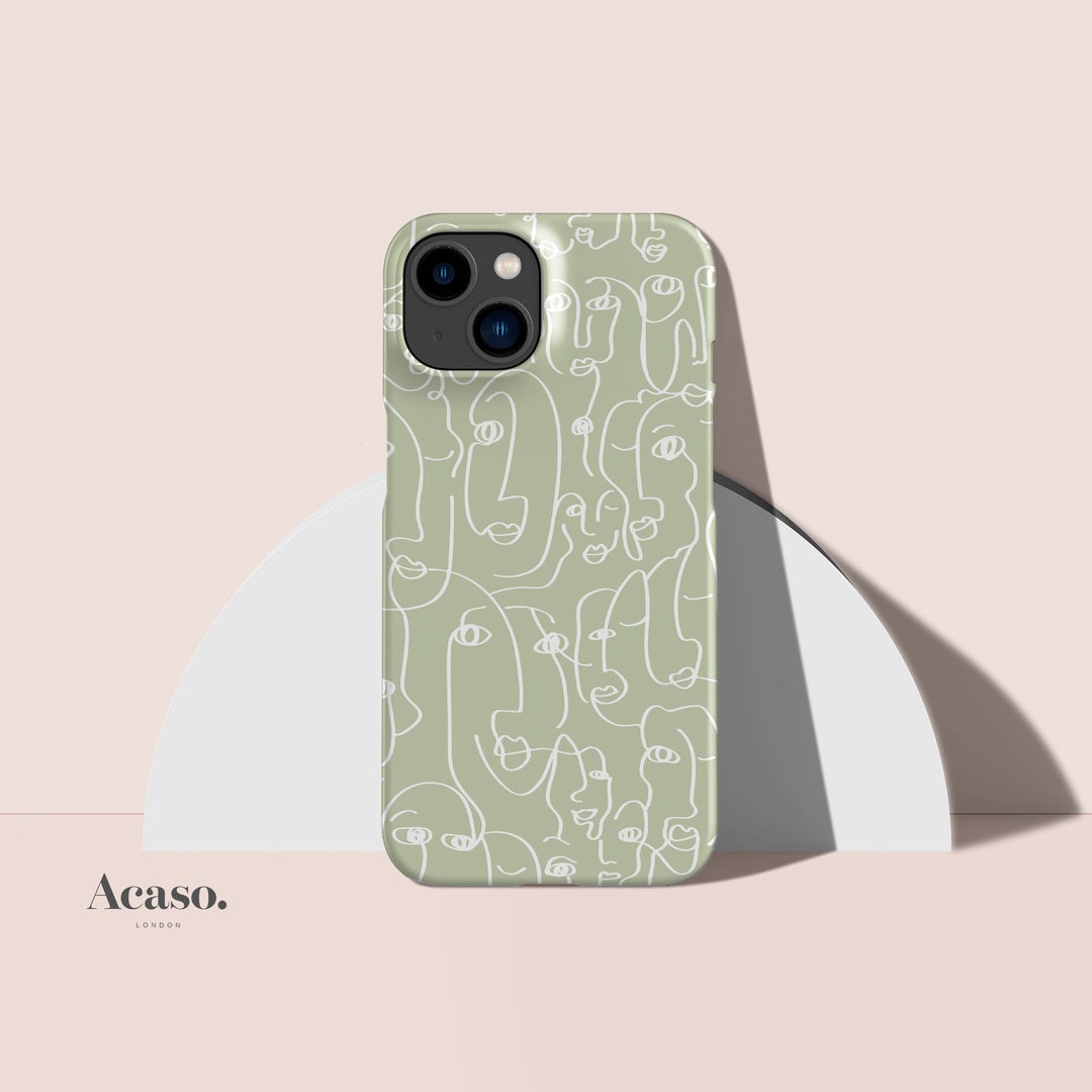 DOODLE FACES Phone Case Iphone 13 Cases Iphone 12 Case - Etsy
