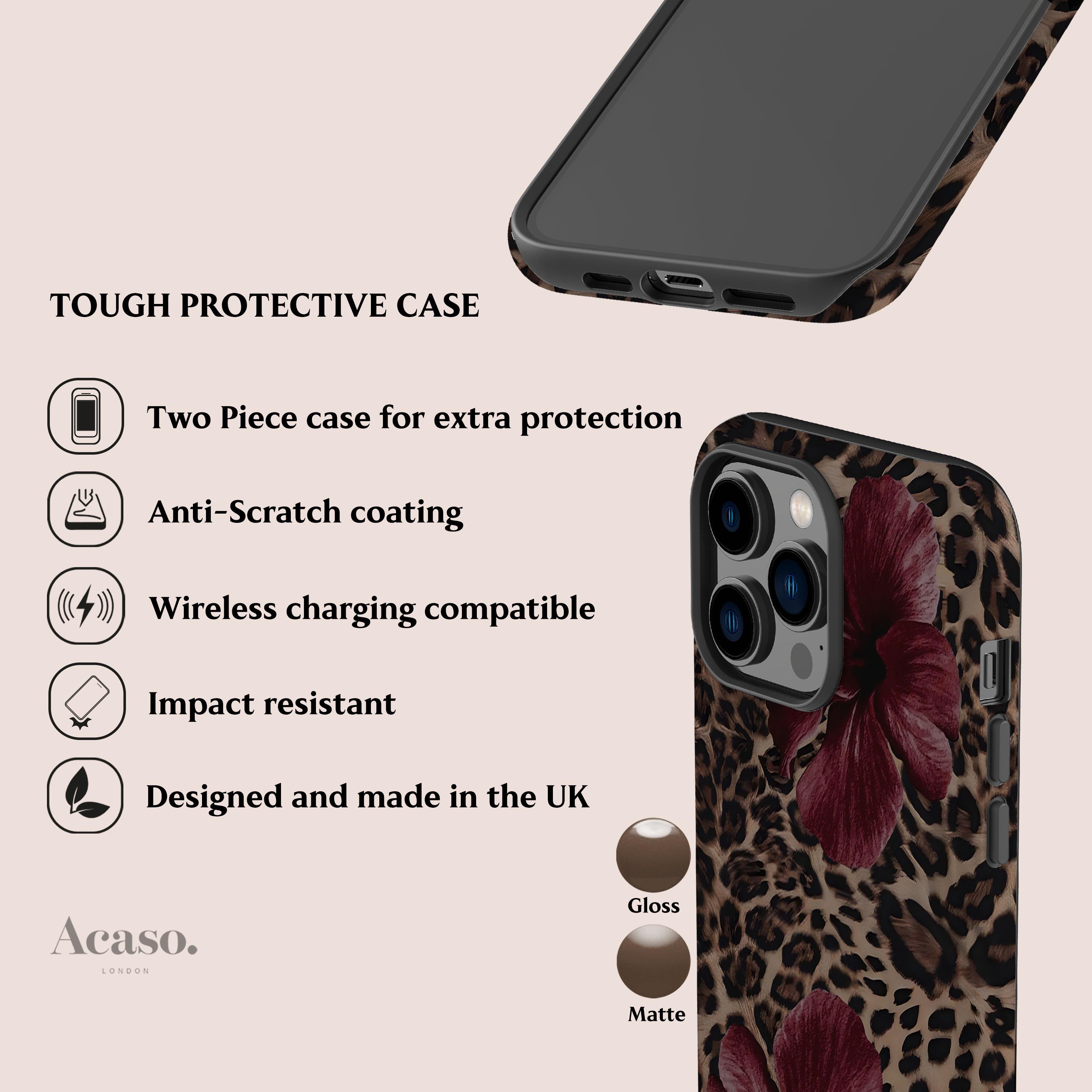 Leo Hibiscus Phone Case: Trendy Floral iPhone Cases - Etsy