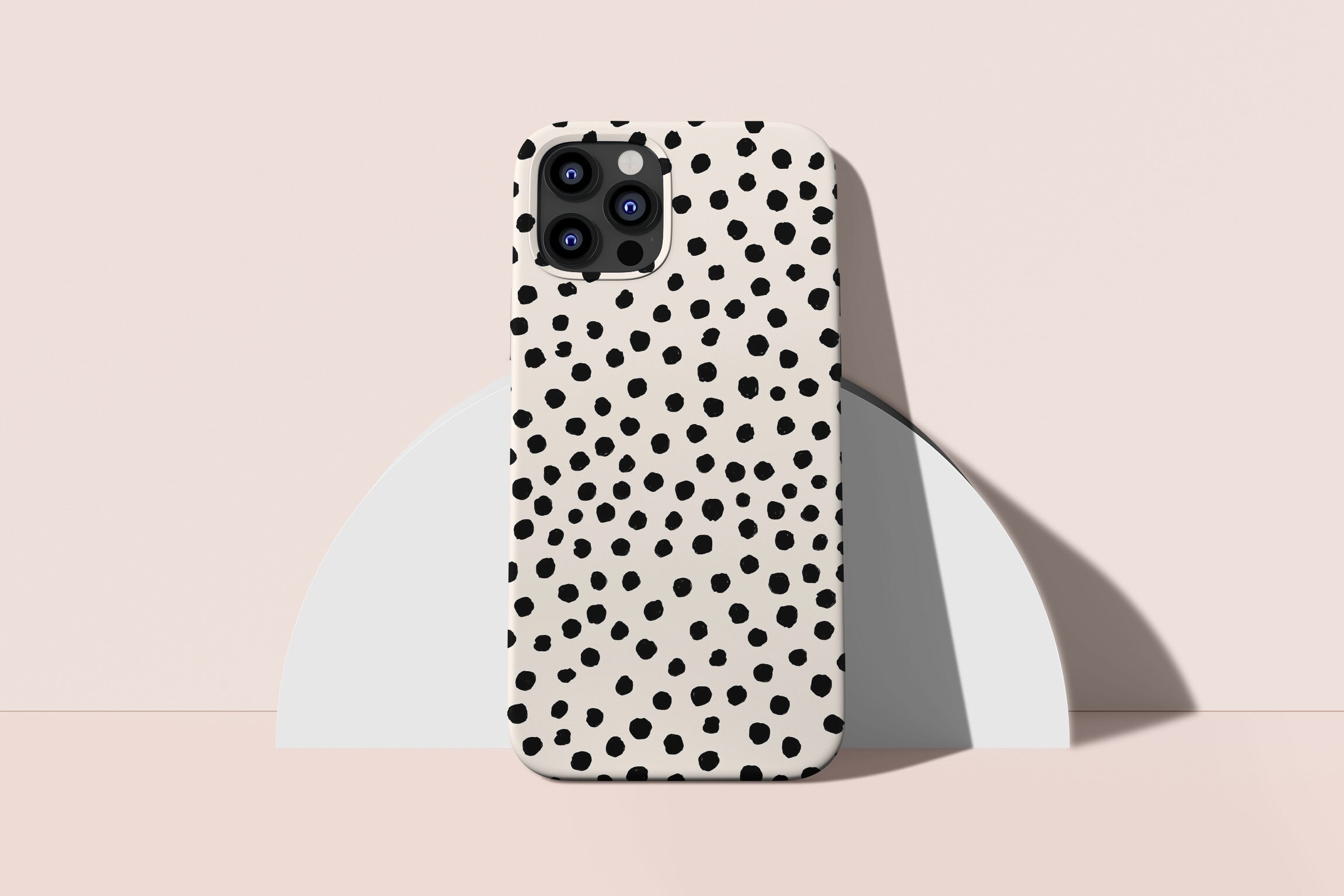 PAINTED DOTS White Phone Case Iphone 14 Case Iphone 13 - Etsy