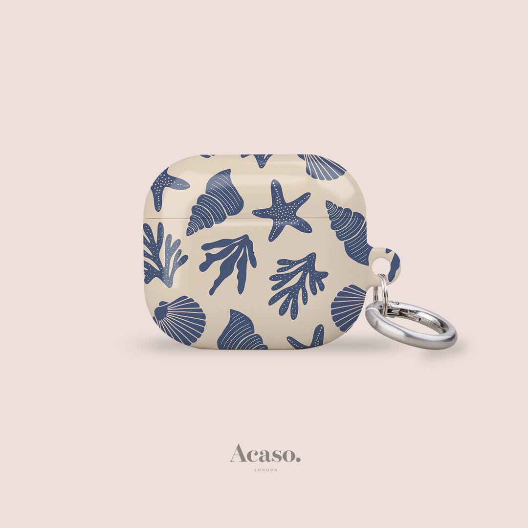 Sea Shells Airpods Case for Airpods Pro 1 & 2 and Airpods 1st Gen, 2nd ...