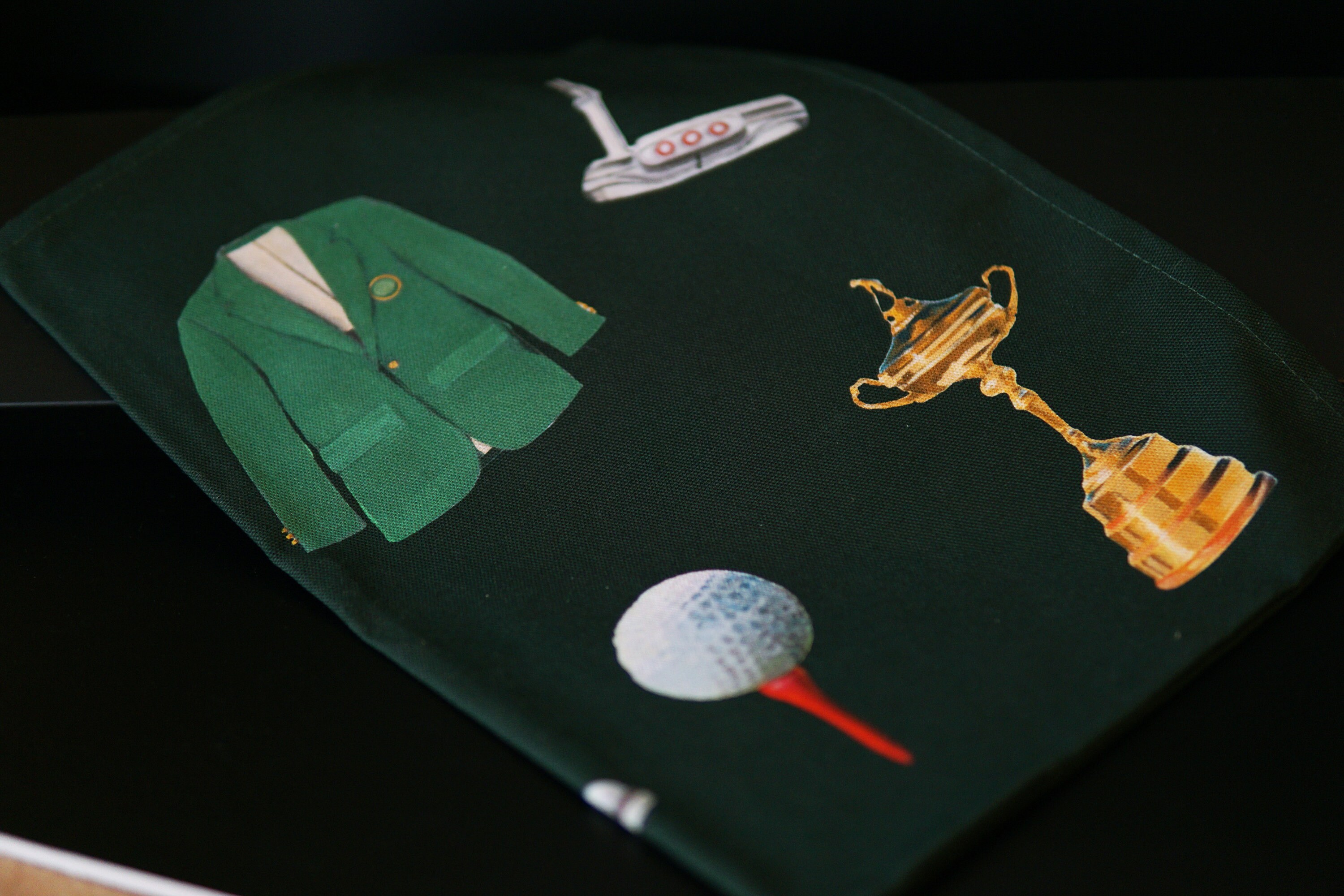 Golf Inspired Tea Towels Hand-painted Trophies, Golf Items, Made in the ...