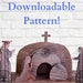 Resurrection Scene Scroll Saw Template-easter Template - Etsy