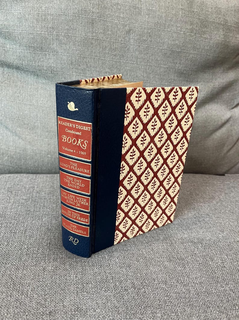 Hidden Book Safe – Handmade Hollow Book With Magnetic Closure | Secret ...
